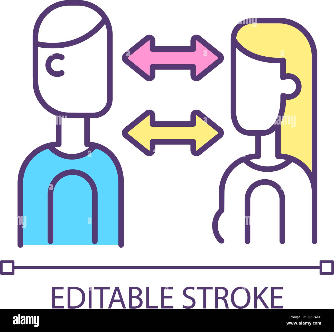 Colleague love Stock Vector Images - Alamy