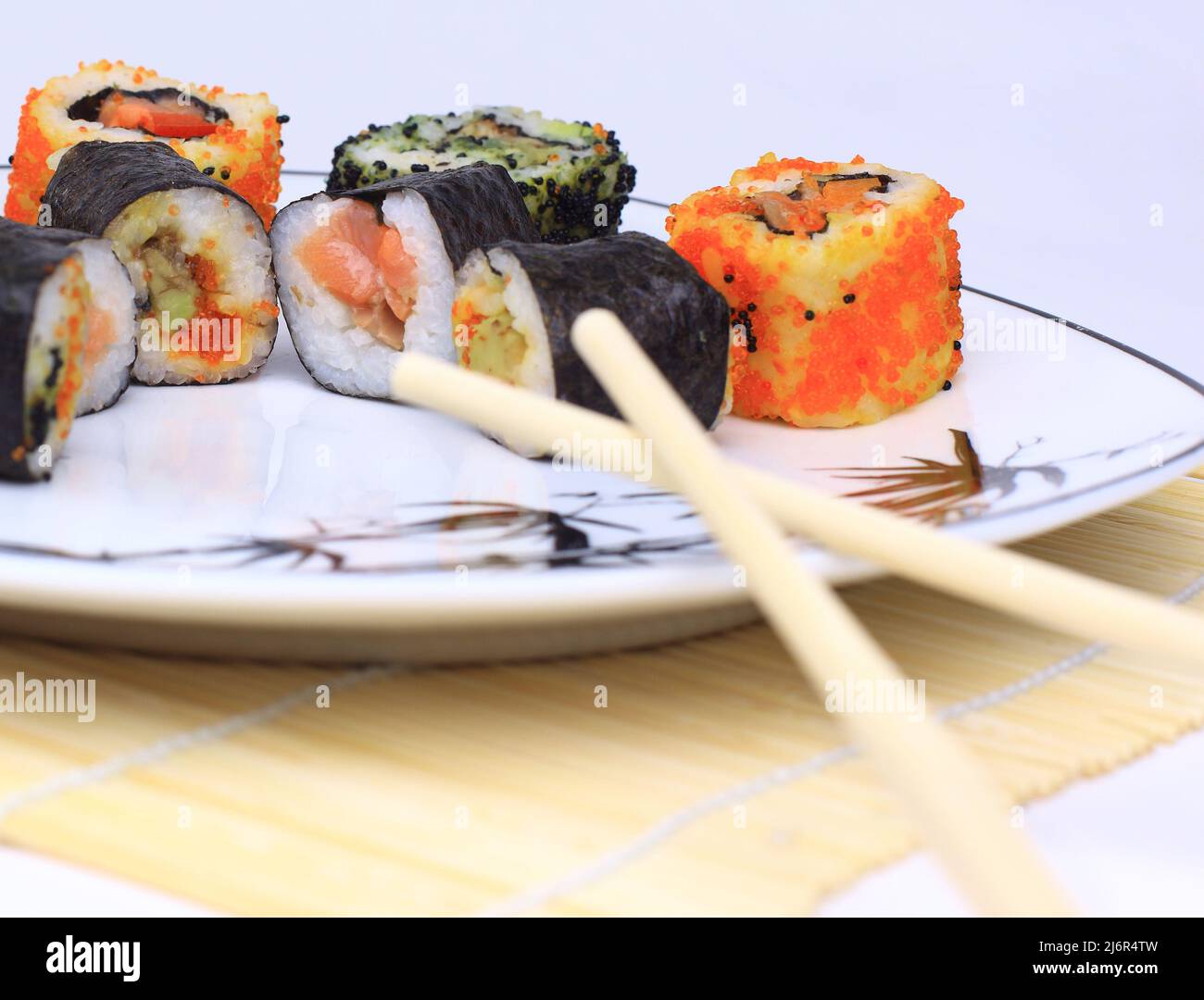 Traditional japanese food, Sushi Stock Photo - Alamy