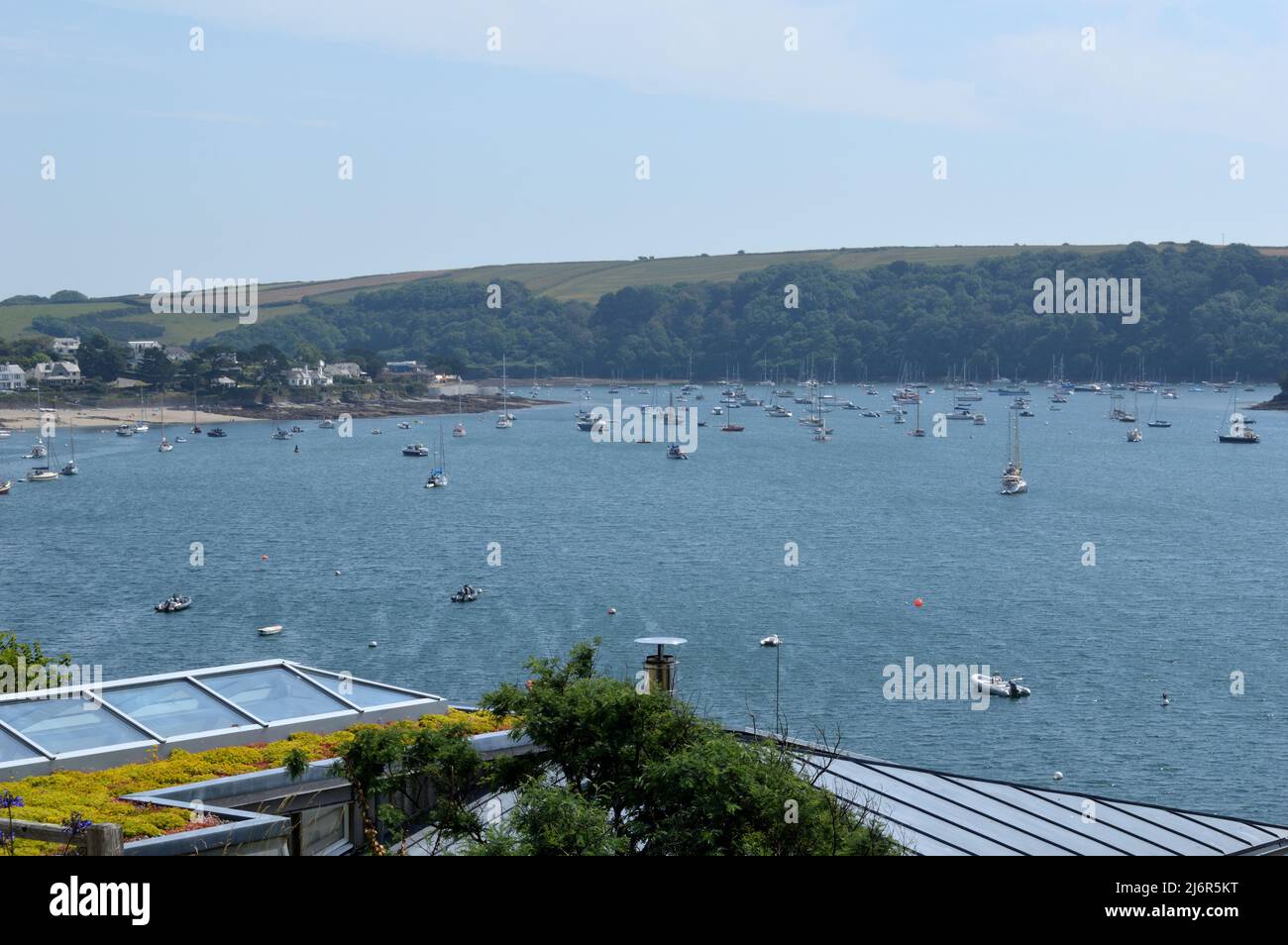 st Mawes, Cornwall - 2 July 202: views of st Mawes on a bright summers ...
