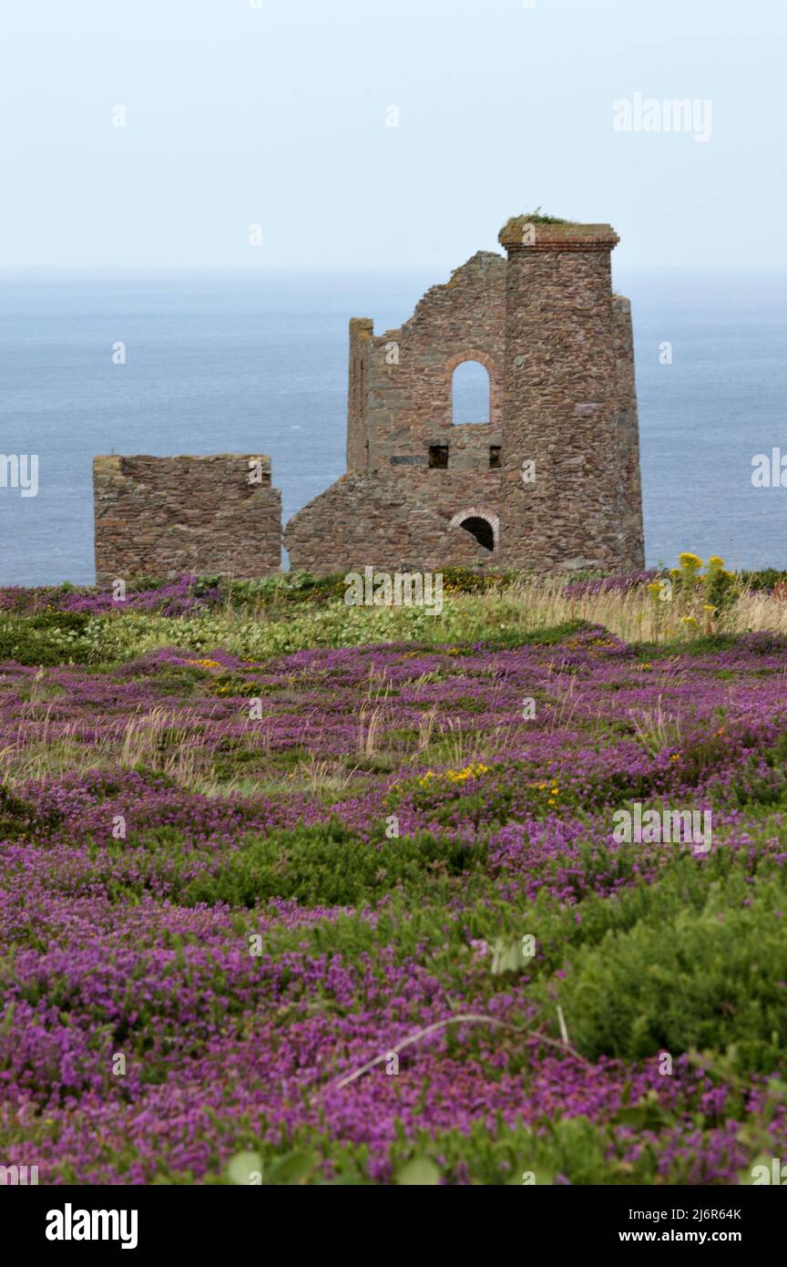 Wheal Coates, St. Agnes Bay, Cornwall - 2 July 202: views of St. Agnes ...