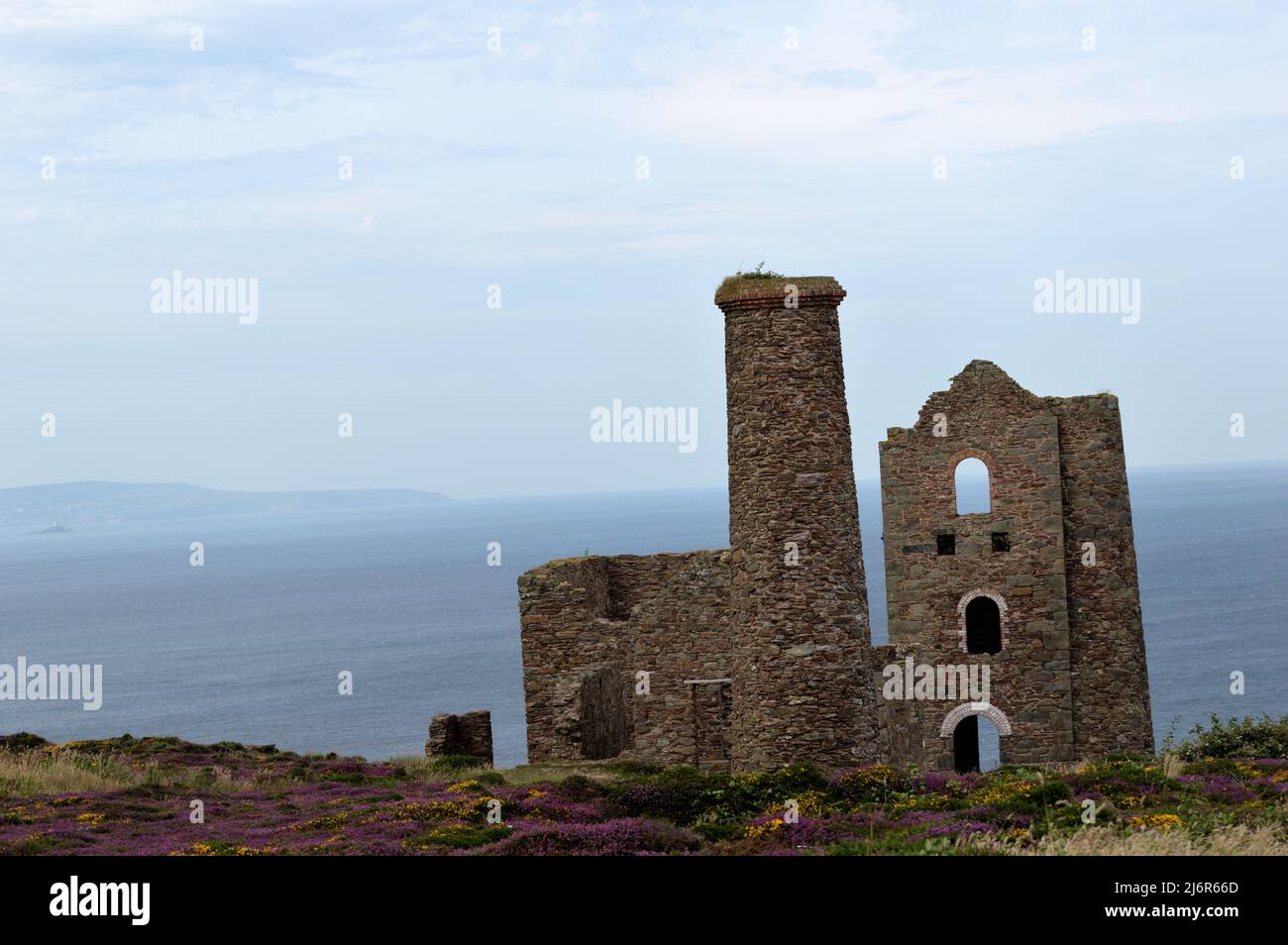 Wheal Coates, St. Agnes Bay, Cornwall - 2 July 202: views of St. Agnes ...