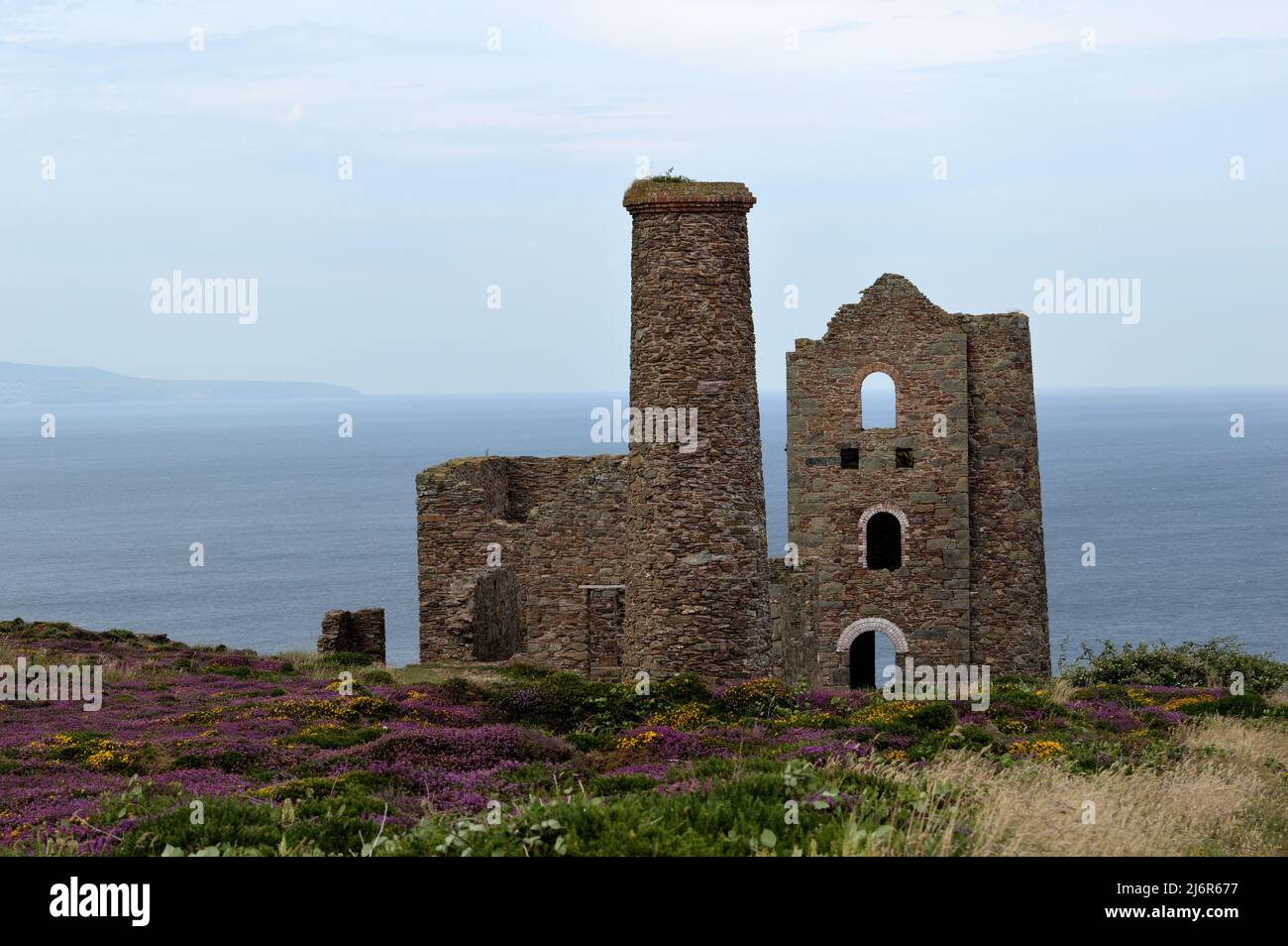 Wheal Coates, St. Agnes Bay, Cornwall - 2 July 202: views of St. Agnes ...