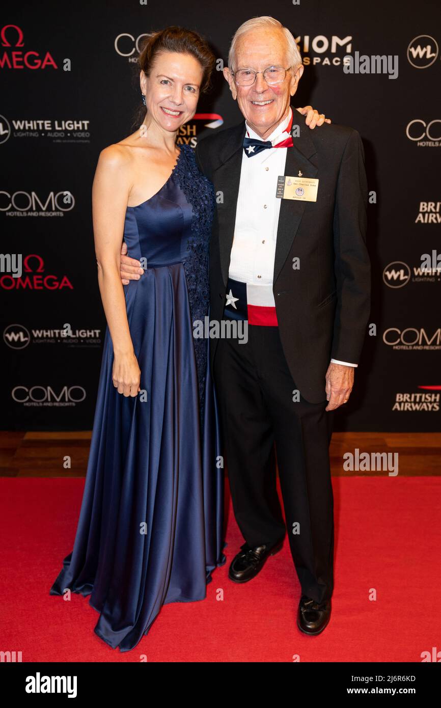 Amanda Lee Falkenberg, composer of The Moon Symphony and Charlie Duke ...