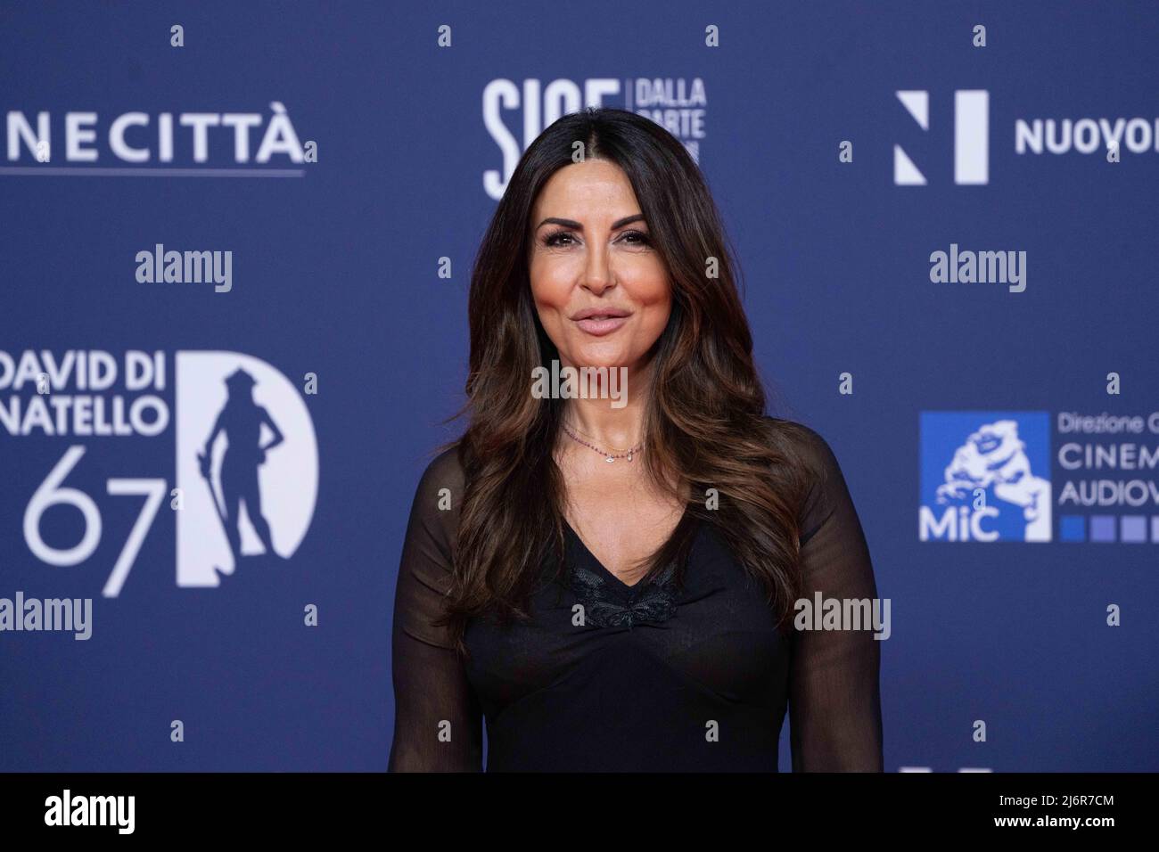 Rome, Italy, May 3, 2022 - Sabrina Ferilli attends at the red carpet at ...