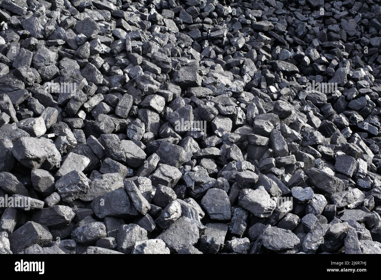 A stockpile of coal for steam locomotives, at a heritage railway depot ...