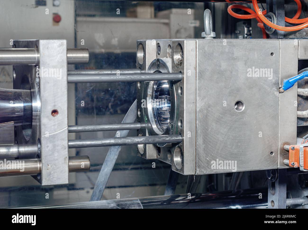 Automated press for production of lampshades. Production background ...