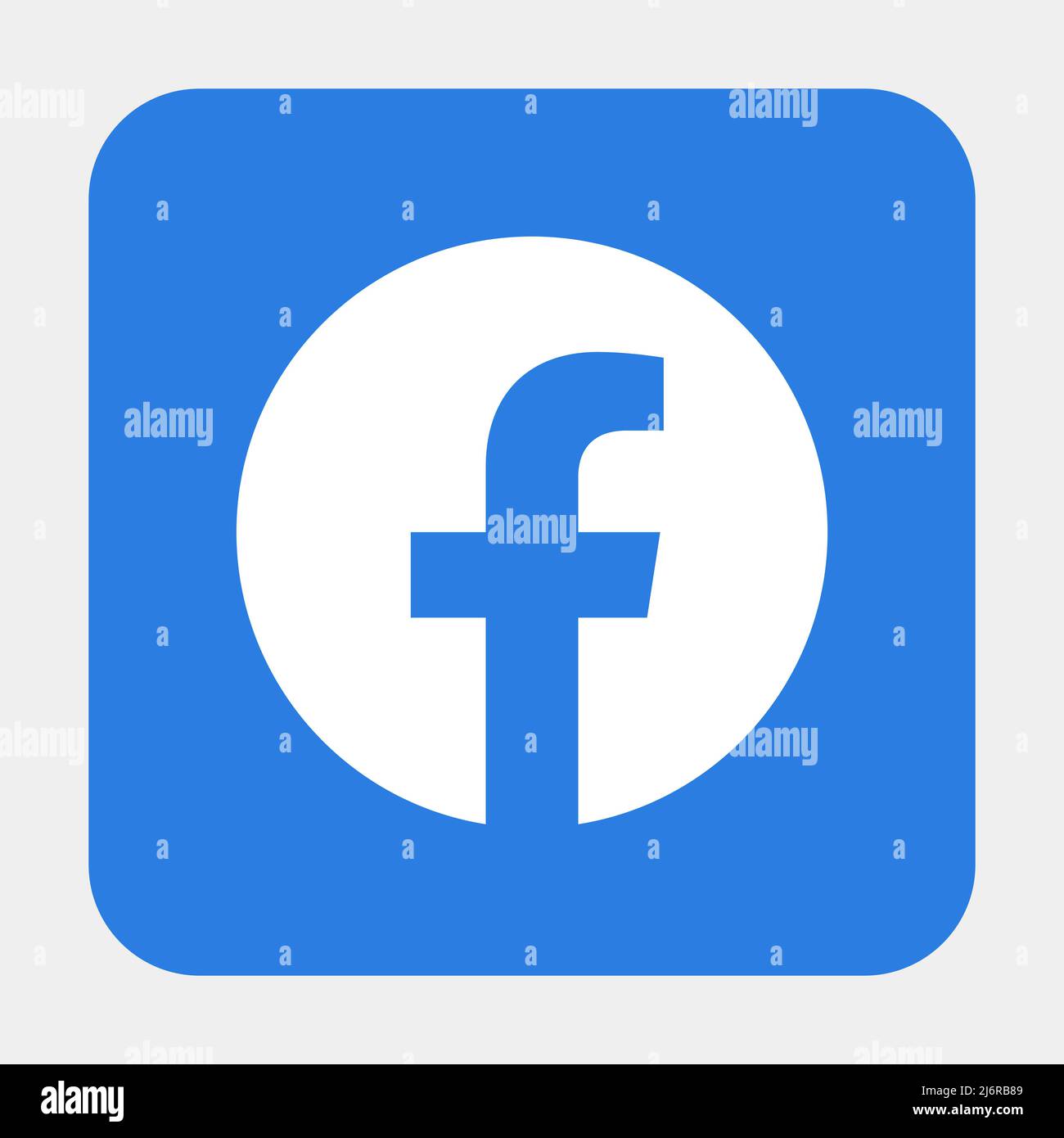 Facebook social media app icon Stock Vector Image & Art - Alamy