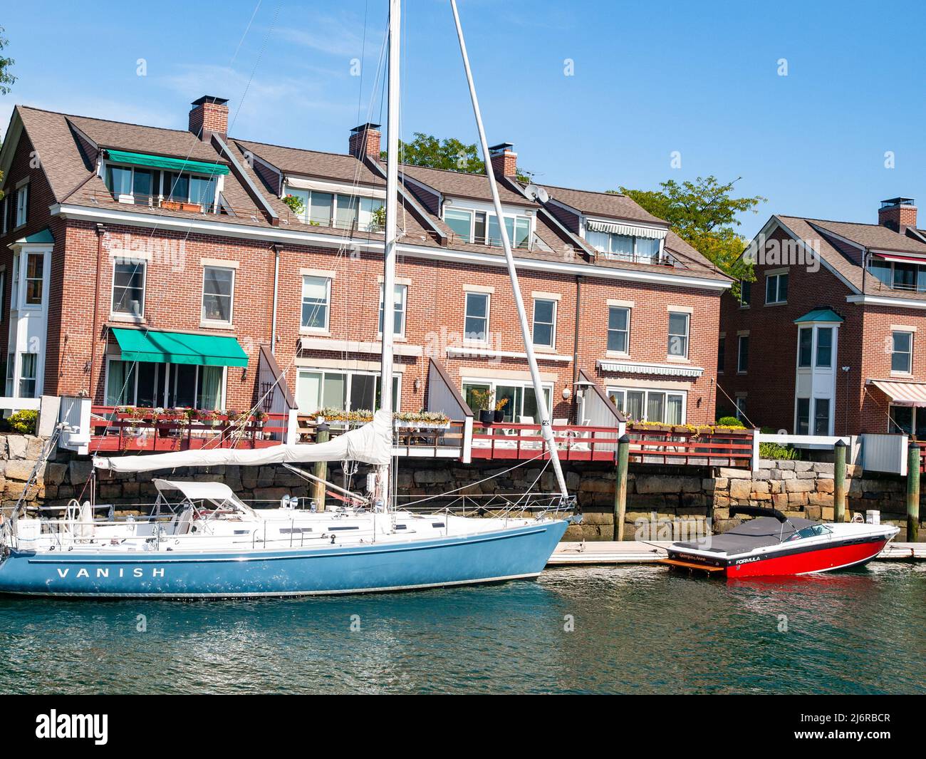 Boats in Boston Harbor Stock Photo - Alamy
