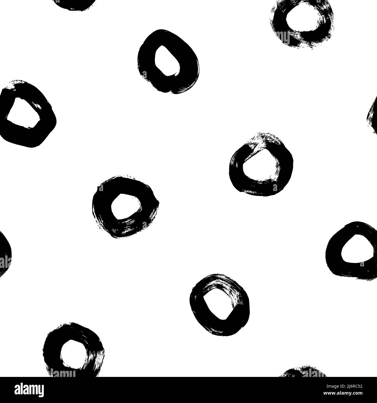 Vector seamless border brush Cut Out Stock Images & Pictures - Alamy