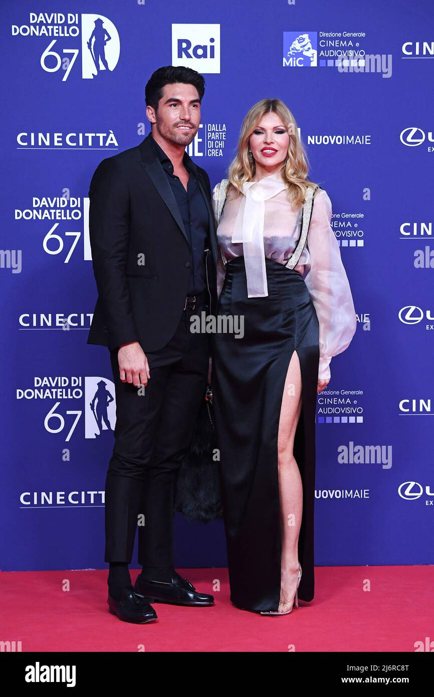 Rome, David Di Donatello 2022 In the photo: Rita Rusic with her ...