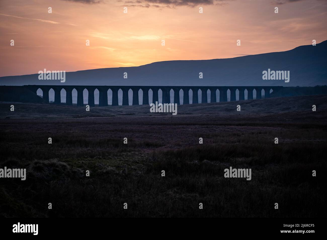 Ribble Head Viaduct in The Yorkshire Dales National Park. England, UK ...