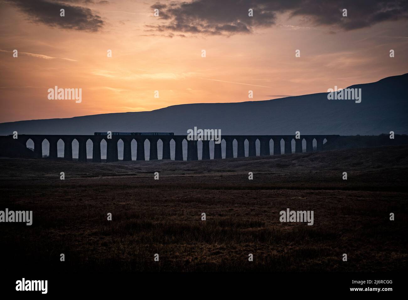 Ribble Head Viaduct in The Yorkshire Dales National Park. England, UK ...