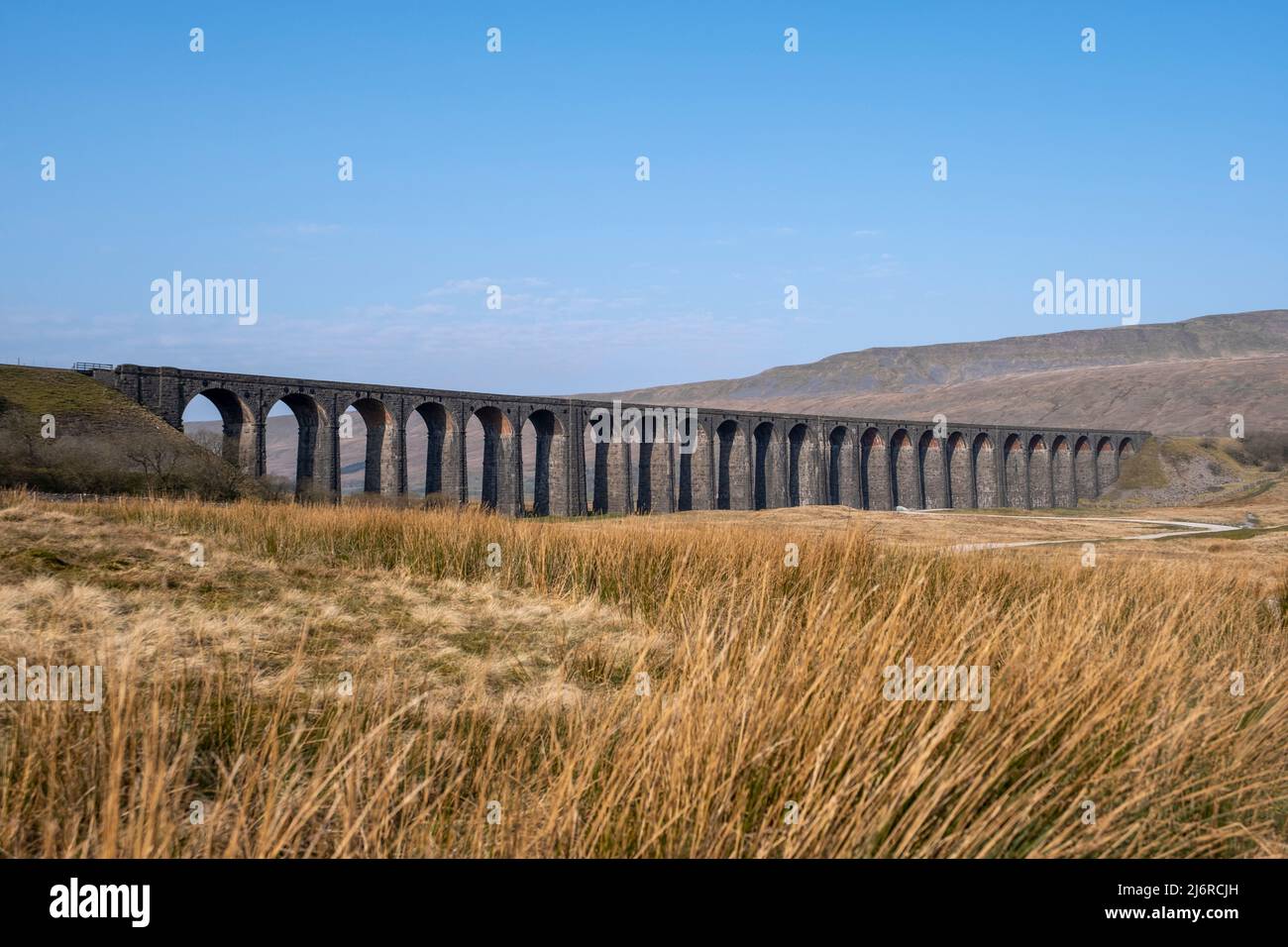 Ribble Head Viaduct in The Yorkshire Dales National Park. England, UK ...