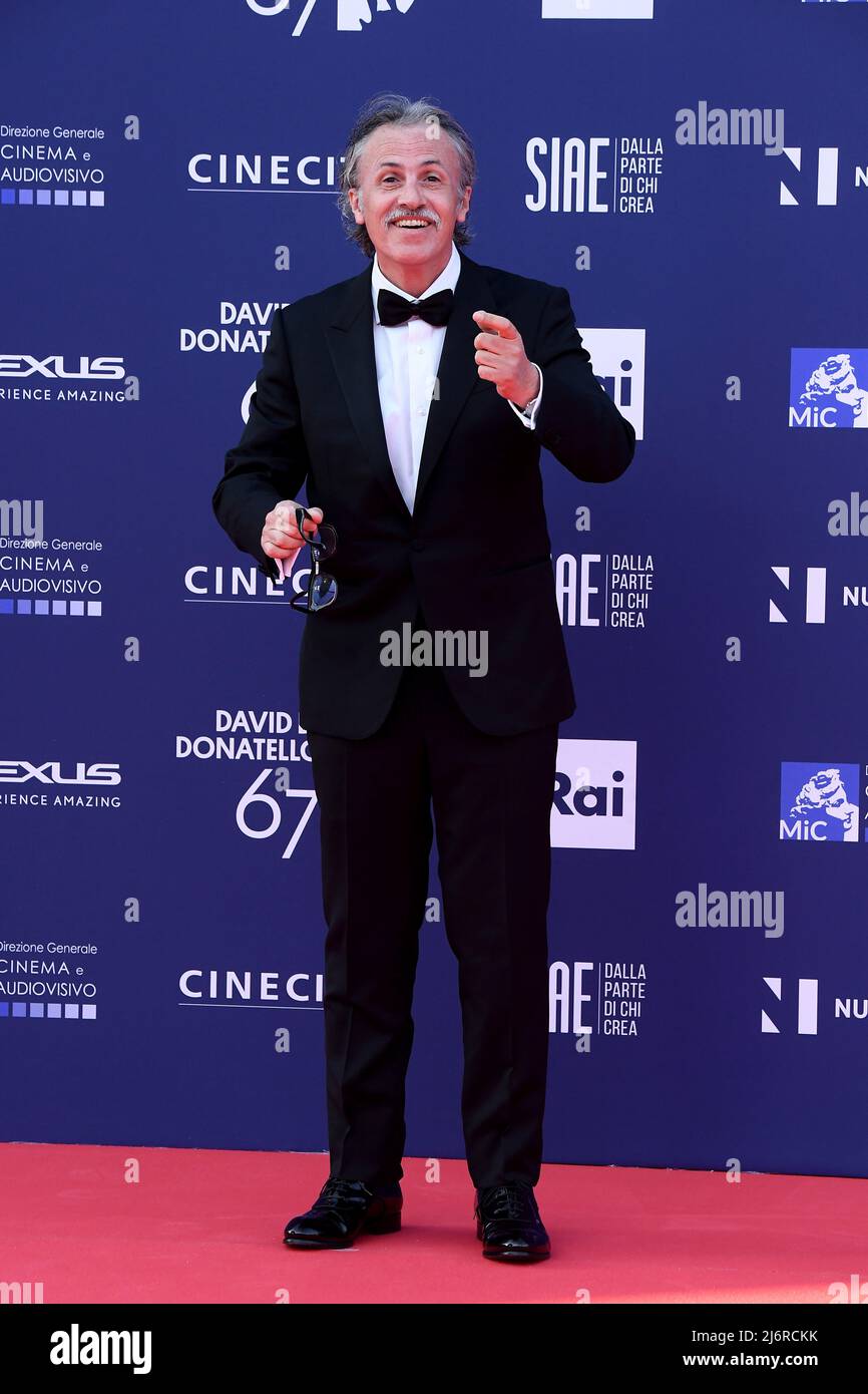 Rome, David Di Donatello 2022. In the photo Fabrizio Ferracane Stock ...