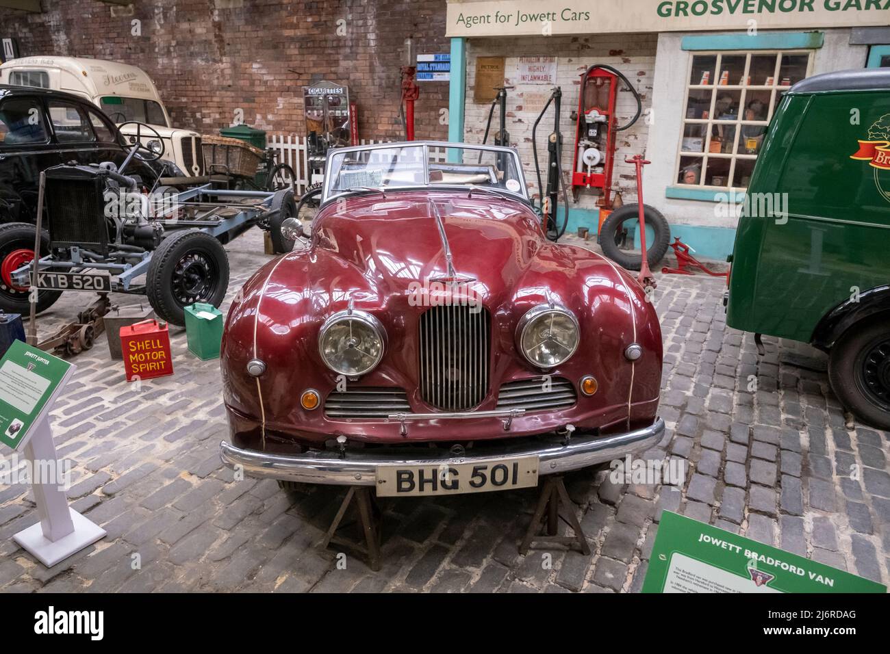 Classic Cars at Bradford Industrial Museum, West Yorkshire, England, UK ...