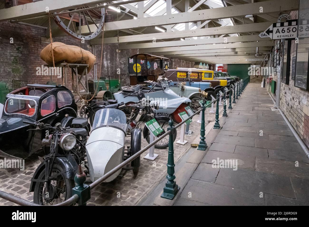 Classic Cars at Bradford Industrial Museum, West Yorkshire, England, UK ...