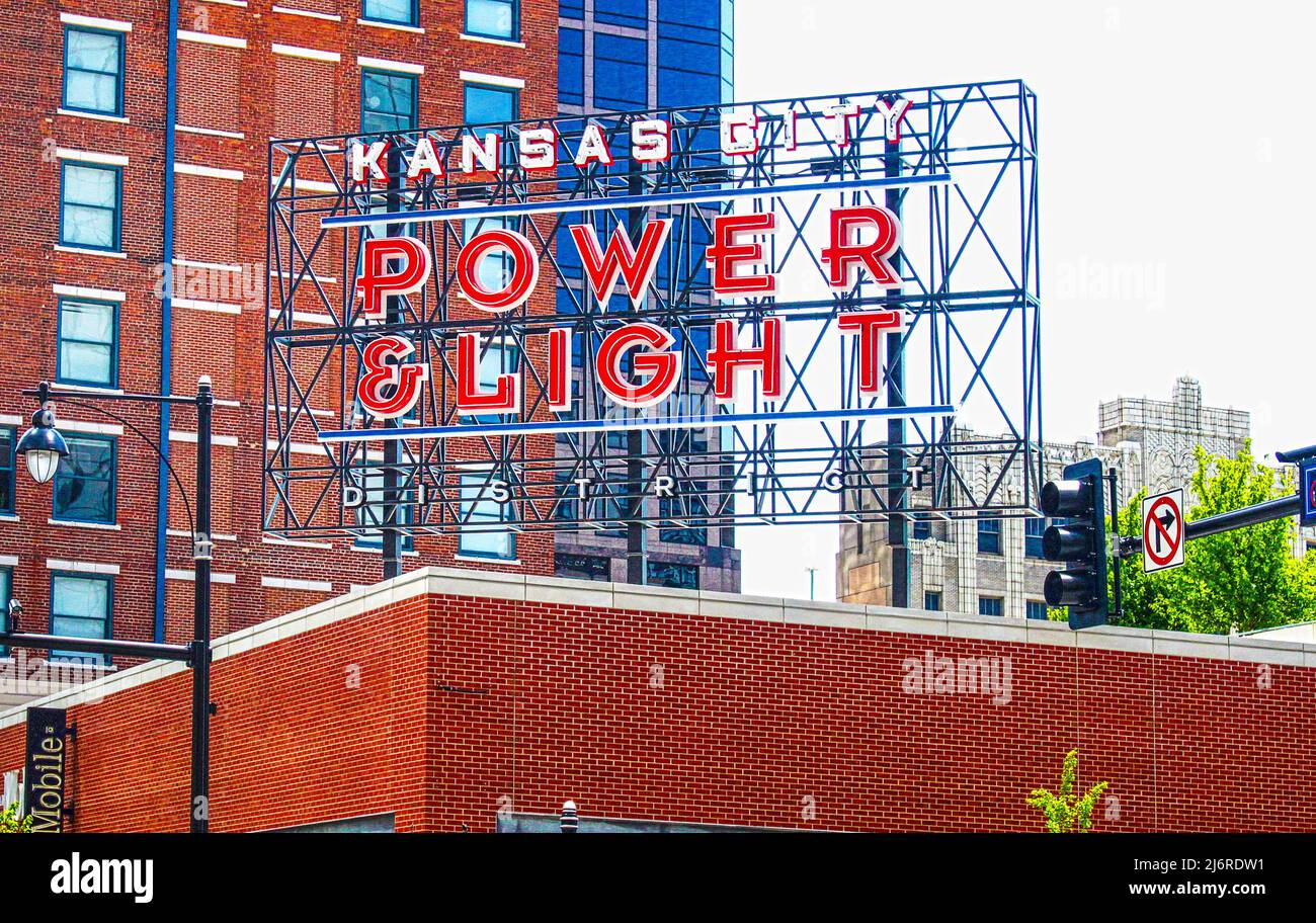 Power light district kansas hi-res stock photography and images - Alamy