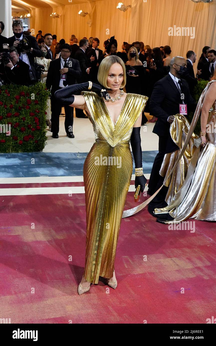 the 2022 Met Gala held at The Metropolitan Museum of Art, New York City ...