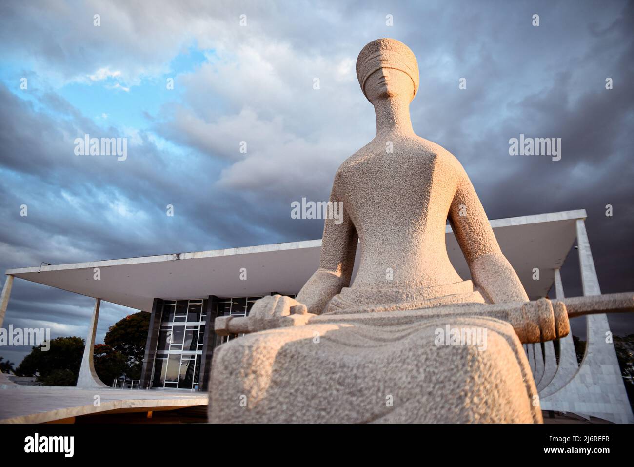 BRASÍLIA, DF - 03.05.2022: PRÉDIO DO STF EM BRASÍLIA - Facade of the ...