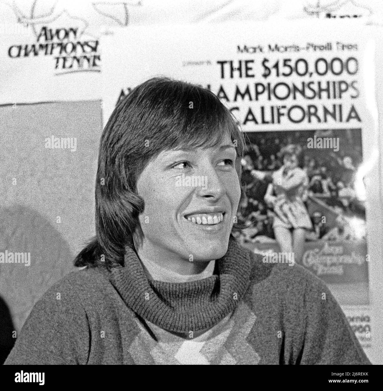 Martina navratilova 1980 hi-res stock photography and images - Alamy