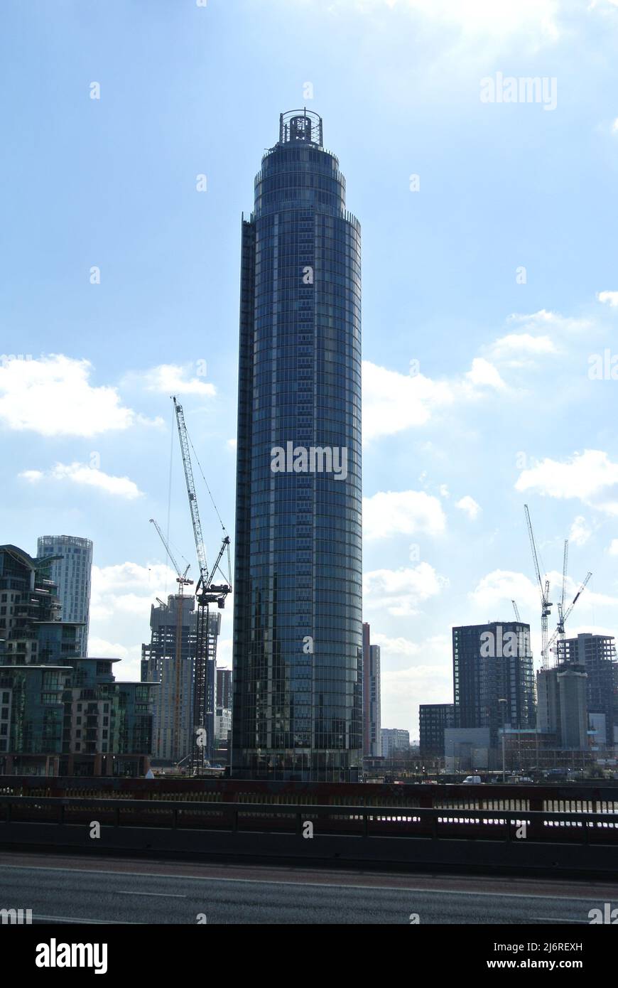 St George Wharf Tower, SW8 London, England, UK Stock Photo - Alamy