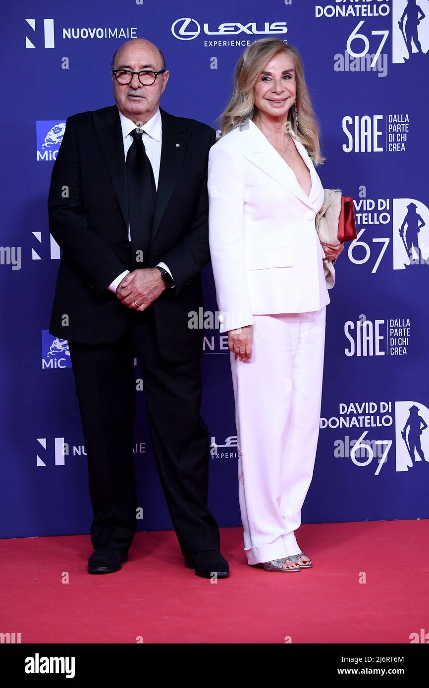 Rome, David Di Donatello 2022. In the photo Francesca Lo Schiavo and ...