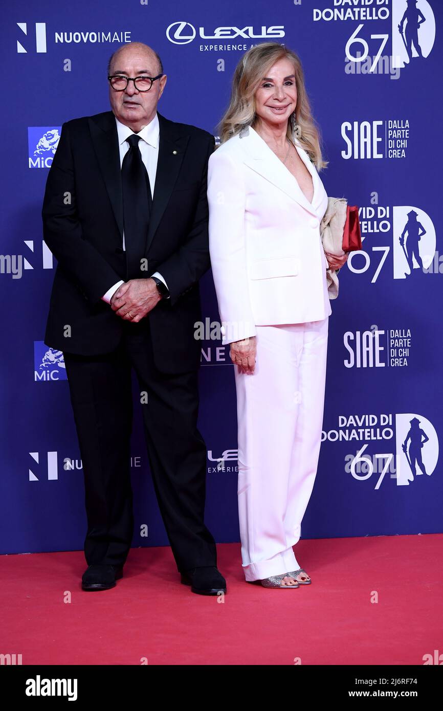 Rome, David Di Donatello 2022. In the photo Francesca Lo Schiavo and ...