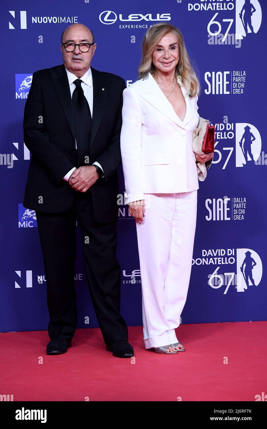 Rome, David Di Donatello 2022. In the photo Francesca Lo Schiavo and ...
