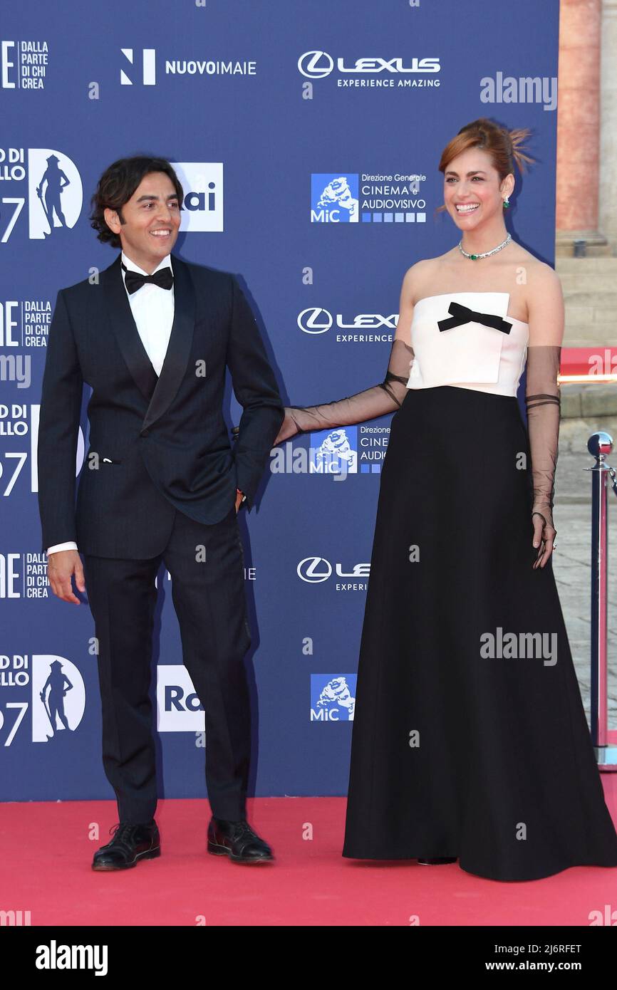 Rome, Cinecitta ', David di Donatello 2022. In the photo: Miriam Leone ...