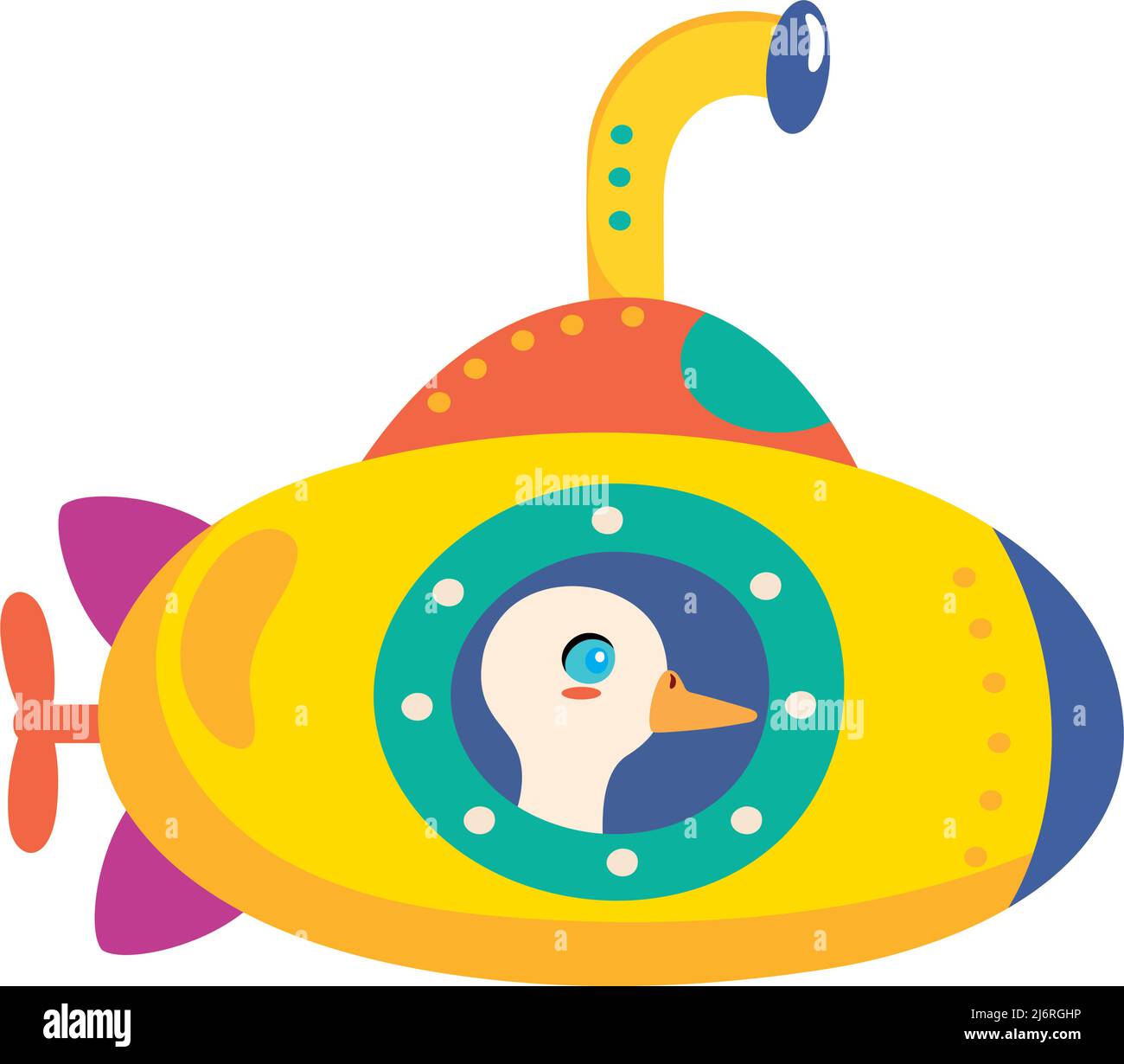 duck in submarine Stock Vector Image & Art - Alamy