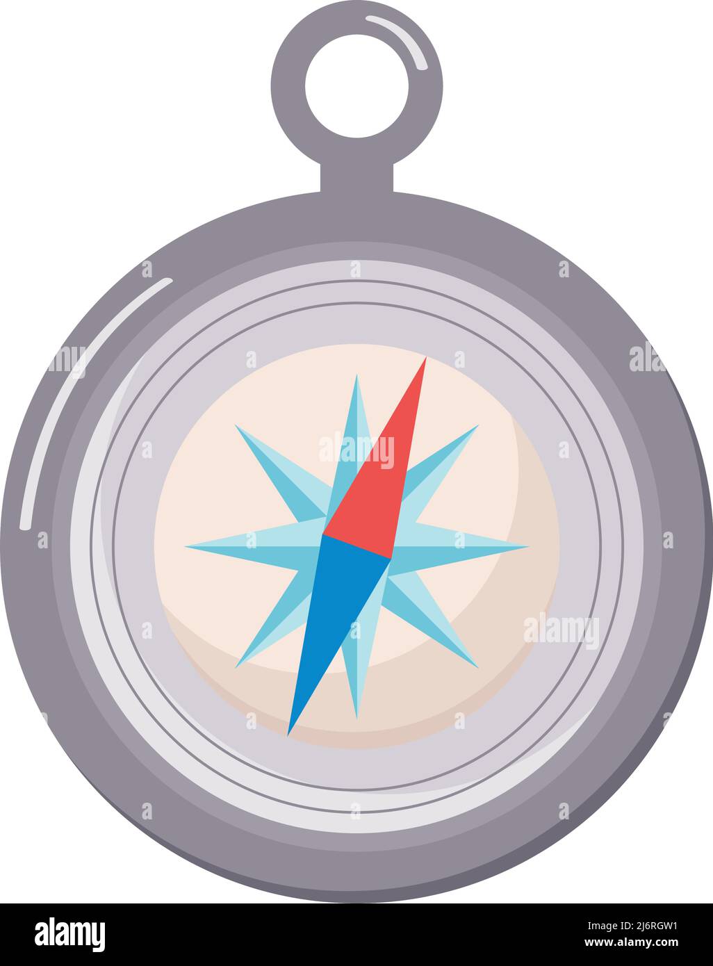 compass guide route Stock Vector Image & Art - Alamy