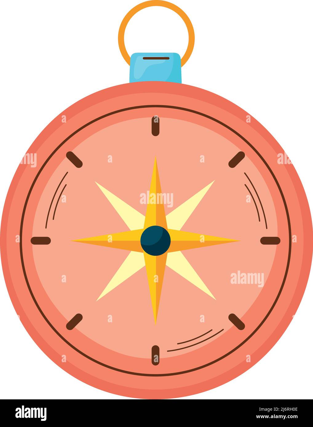 compass guide route Stock Vector Image & Art - Alamy