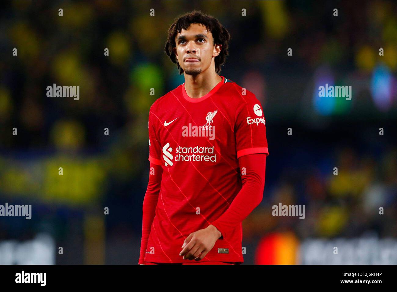 03 May 2022, Spain, Villarreal: Soccer: Champions League, Villarreal FC ...