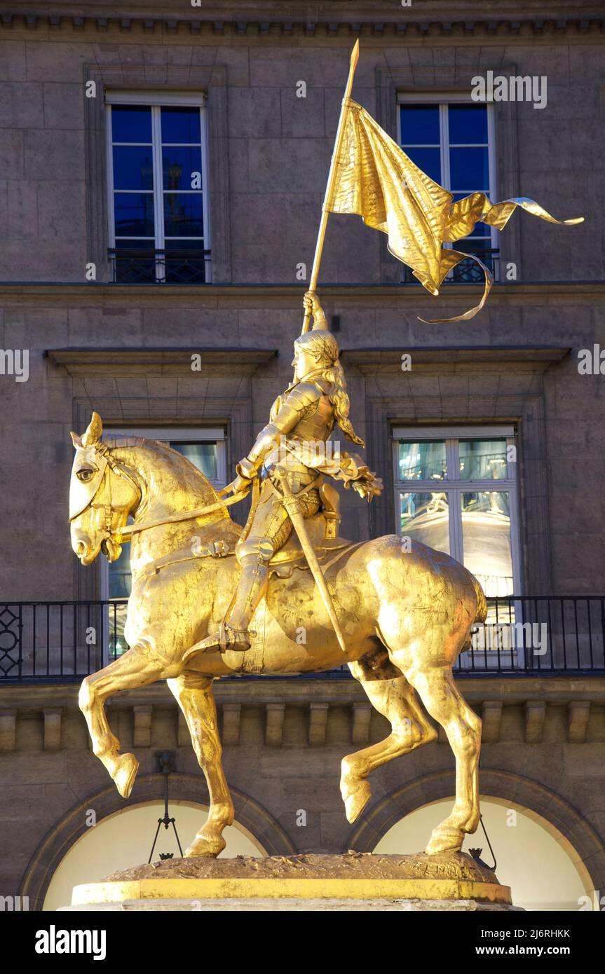 Joan Of Arc Statue Gold