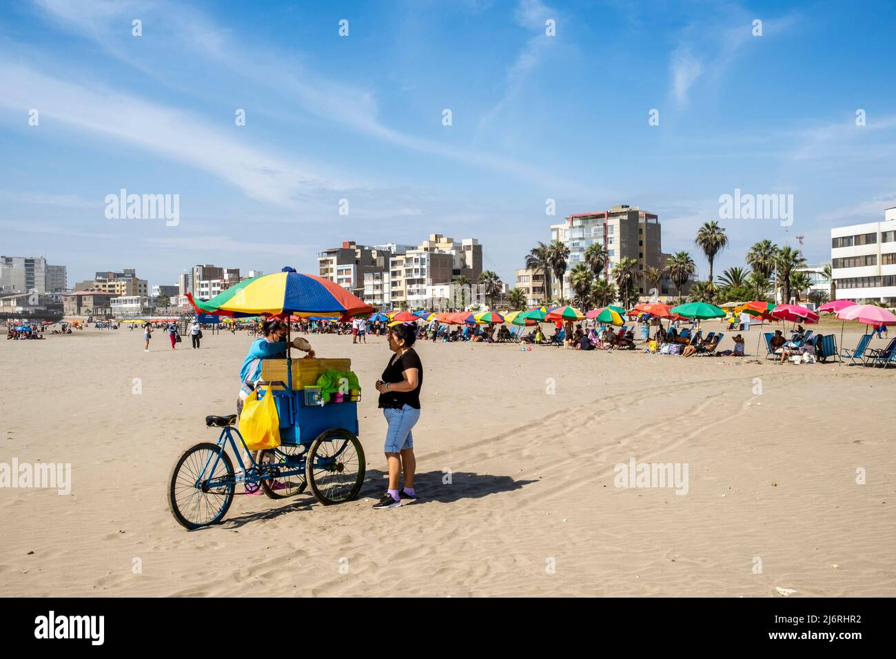 Pimentel Beach, Chiclayo, Chiclayo Province, Peru Stock Photo - Alamy