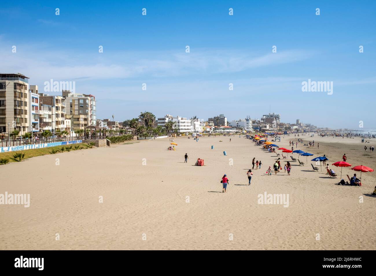 Pimentel Beach, Chiclayo, Chiclayo Province, Peru Stock Photo - Alamy