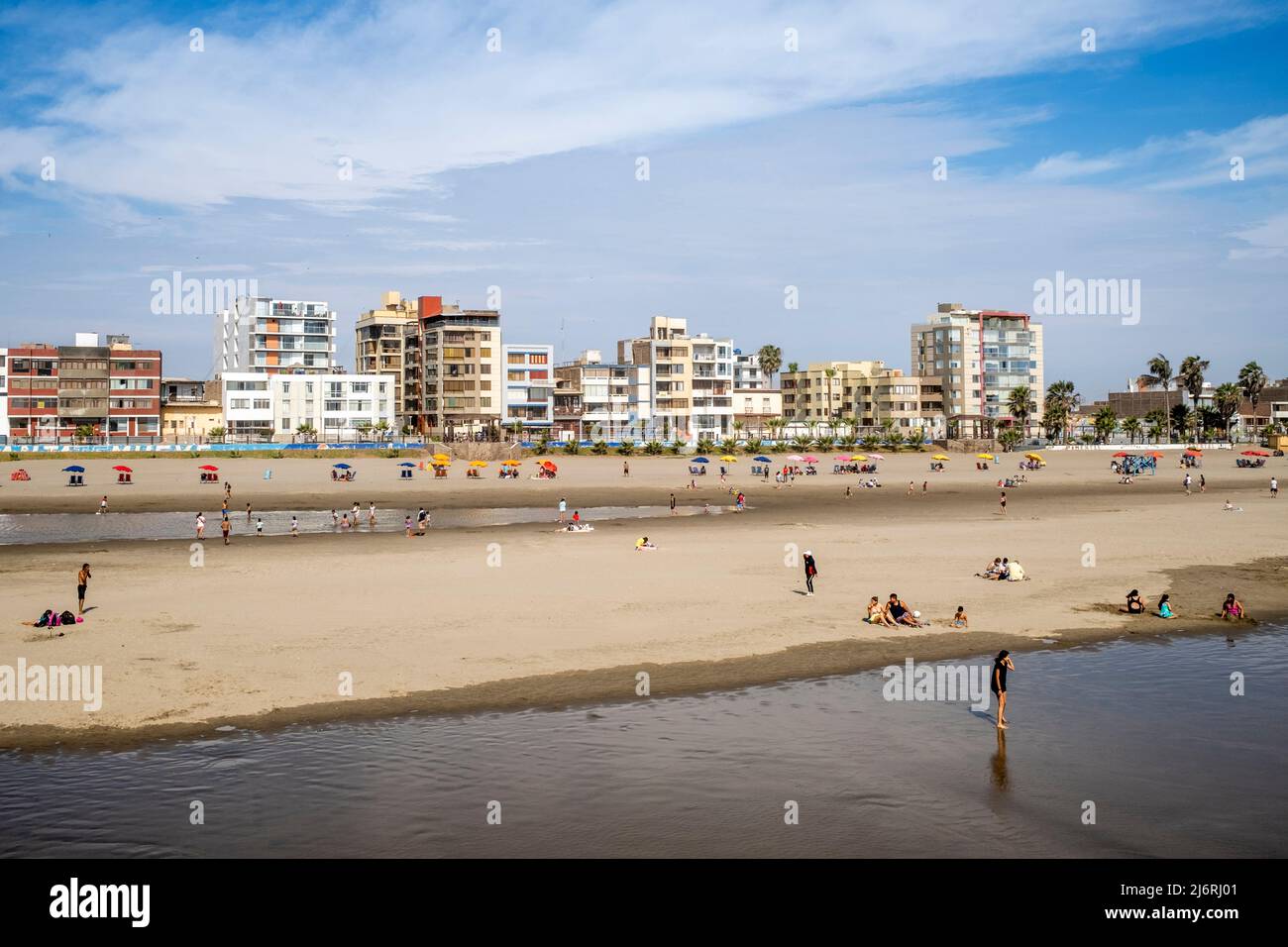 Pimentel Beach, Chiclayo, Chiclayo Province, Peru Stock Photo - Alamy