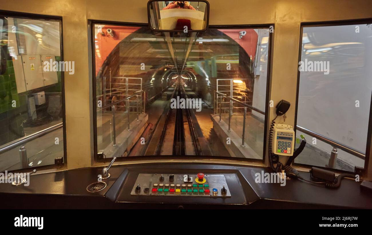 Metro driver cockpit hi-res stock photography and images - Alamy