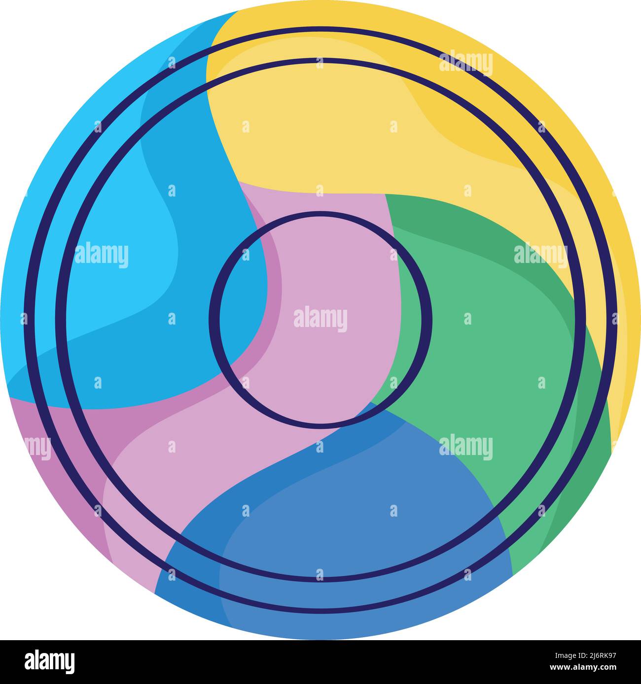 circle holographic stamp Stock Vector Image & Art - Alamy