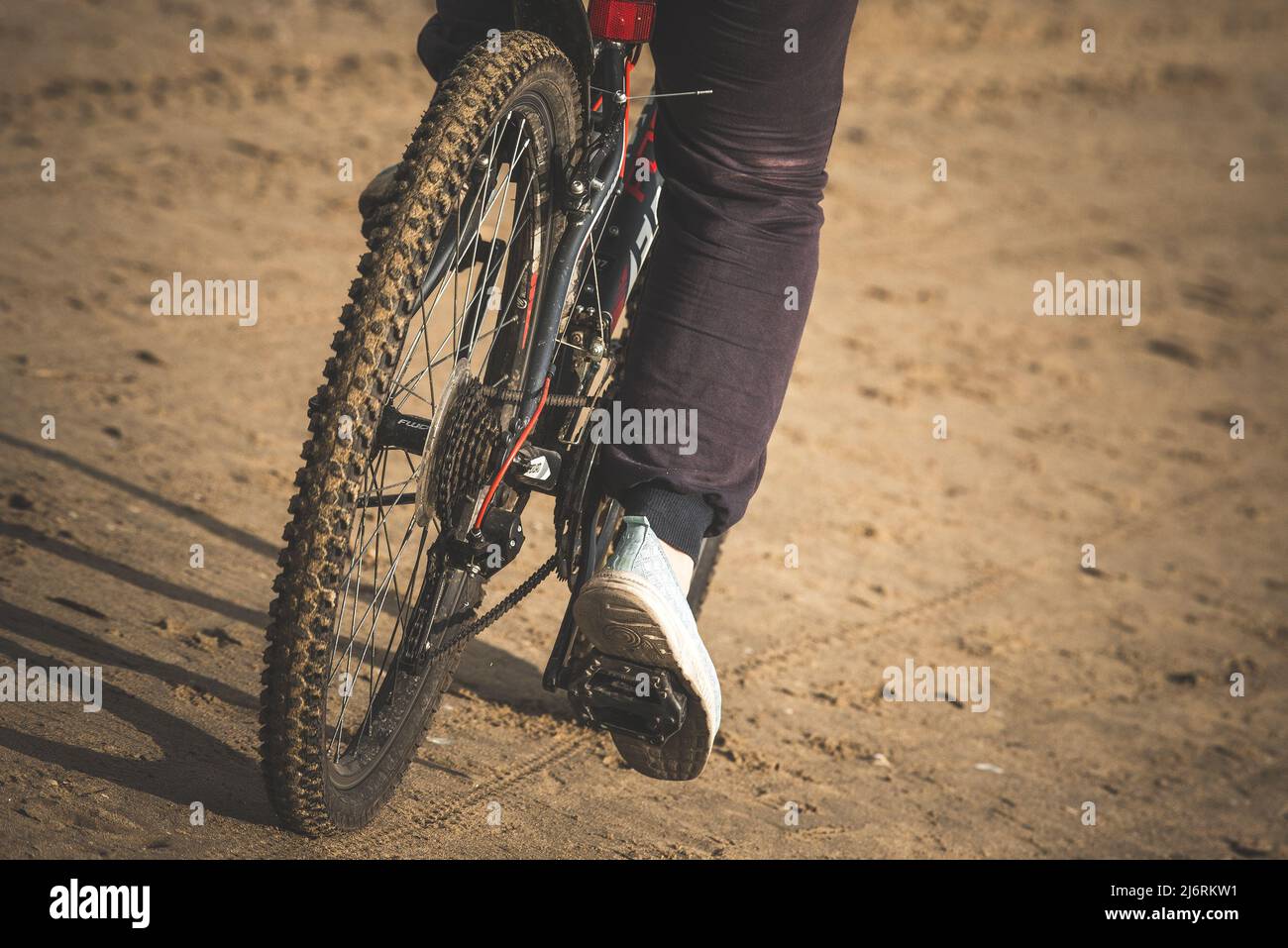 Biker leg hi-res stock photography and images - Alamy