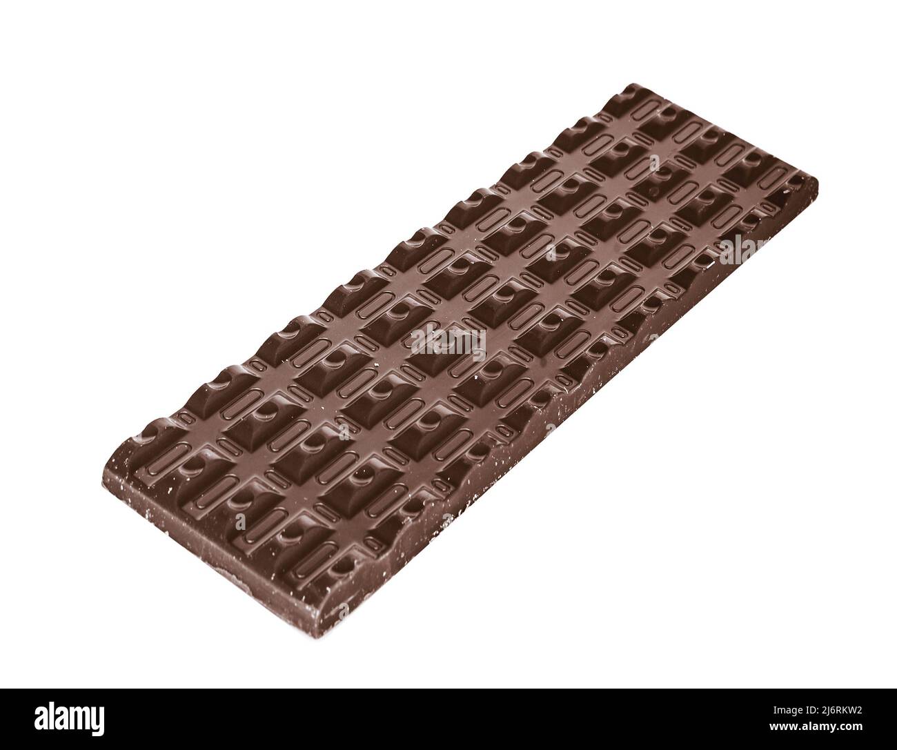 dark bitter chocolate long bar, isolated Stock Photo - Alamy