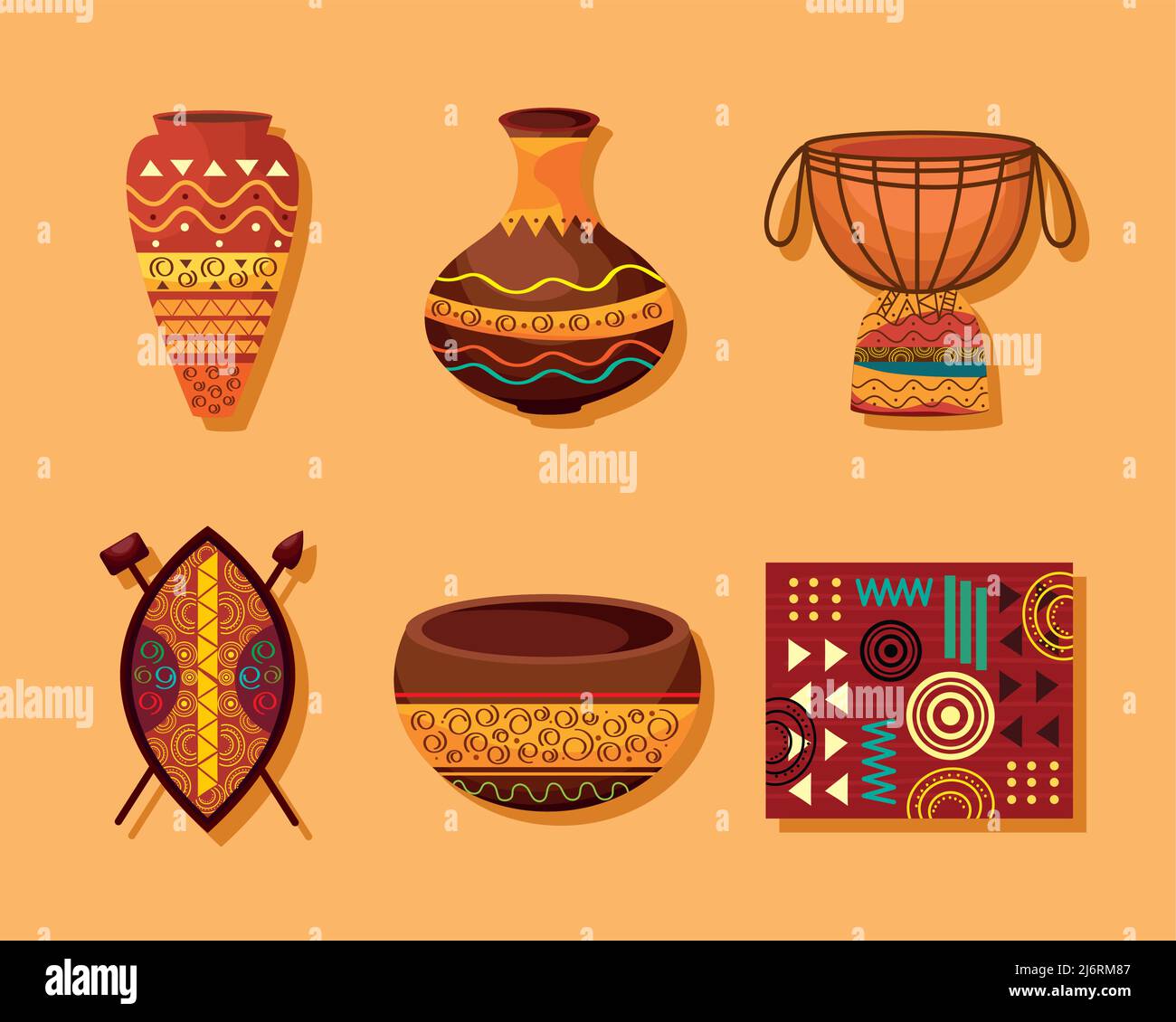 six african culture icons Stock Vector Image & Art - Alamy