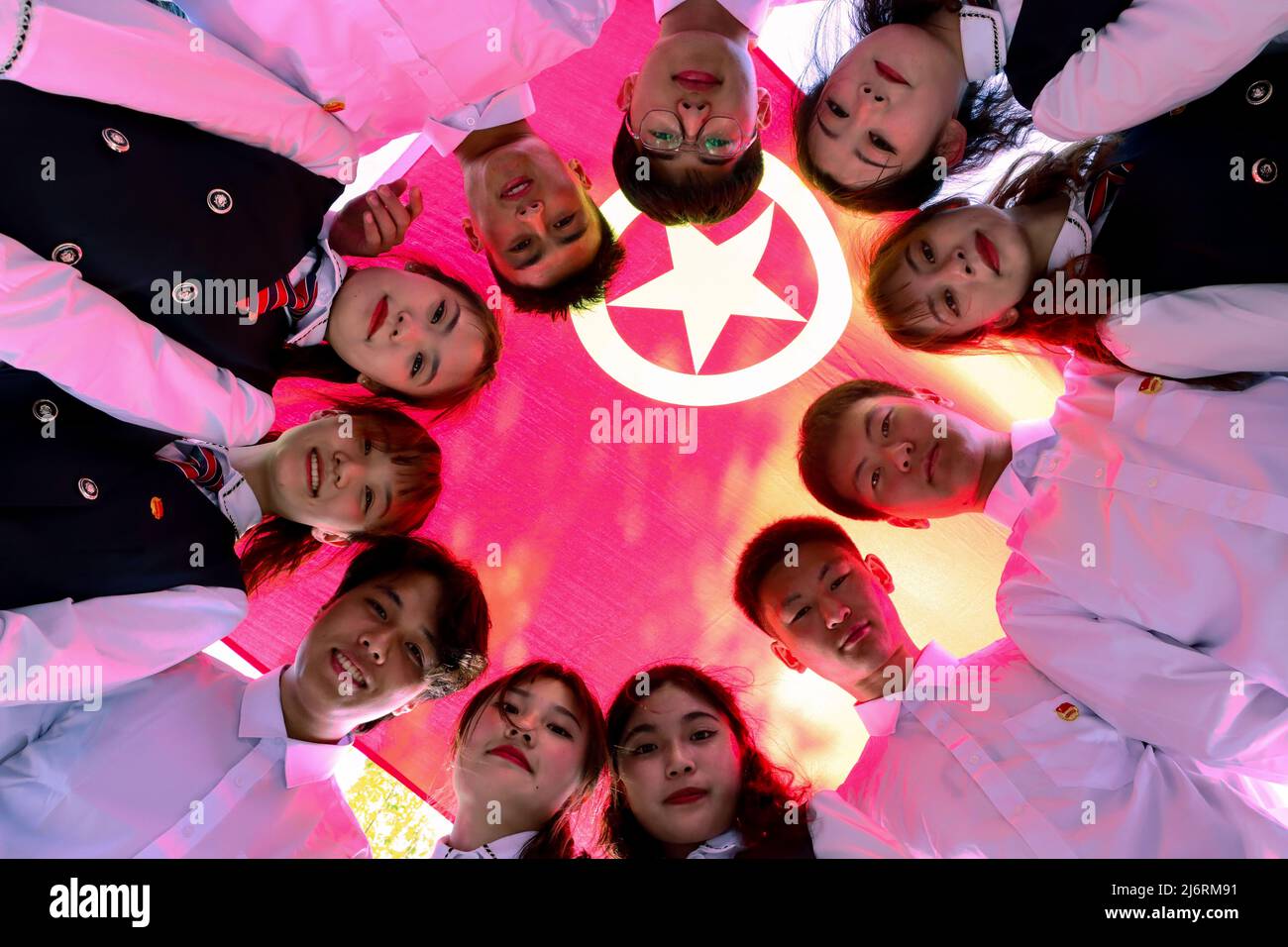 DEZHOU, CHINA - MAY 3, 2022 - Students of Dezhou University in Shandong ...