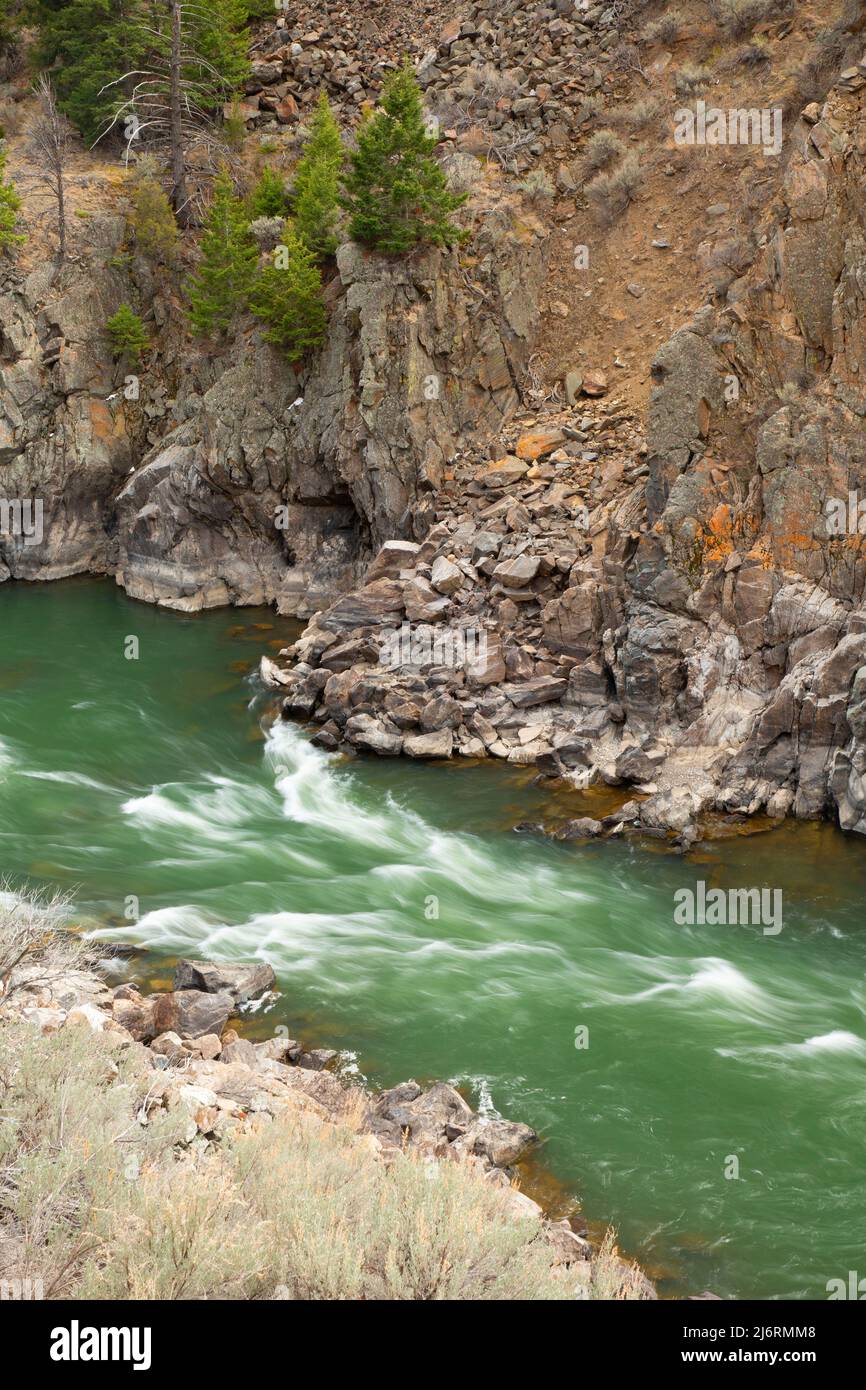 Yellowstone River, Park County, Montana Stock Photo - Alamy
