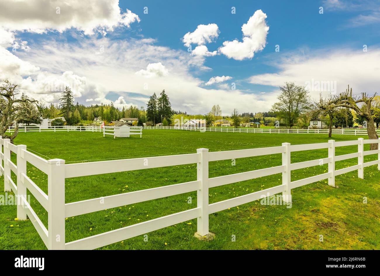 Farm Landscape Fence
