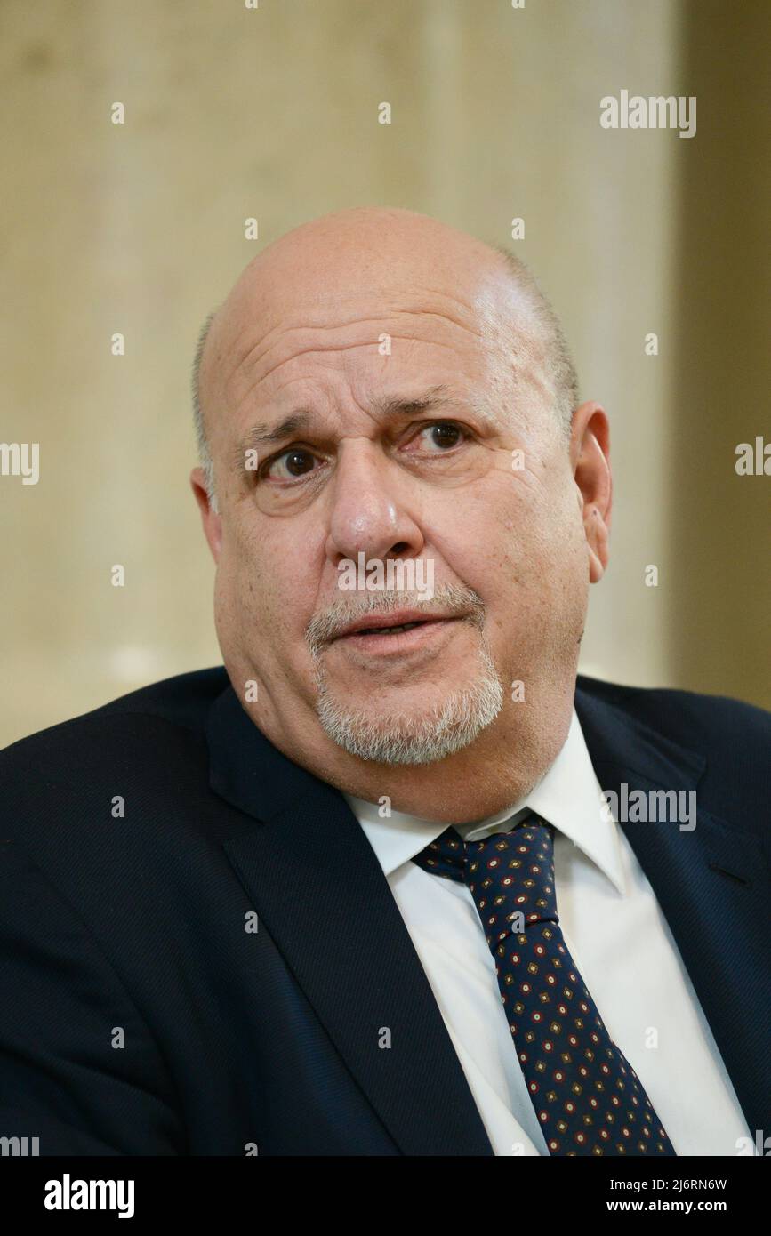 Alan Friedman, journalist and writer during the News Presentation of ...