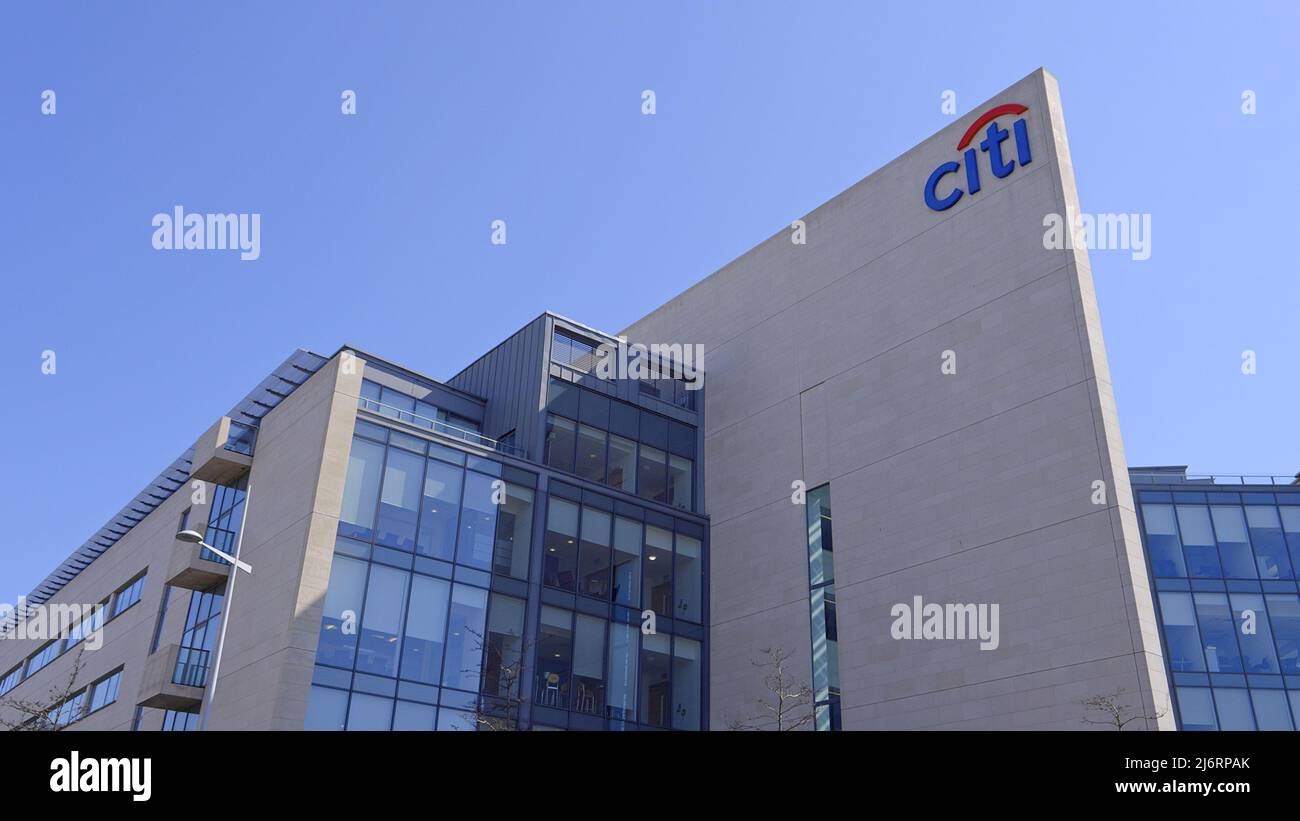 Citibank building in Belfast - BELFAST, UK - APRIL 25, 2022 Stock Photo ...