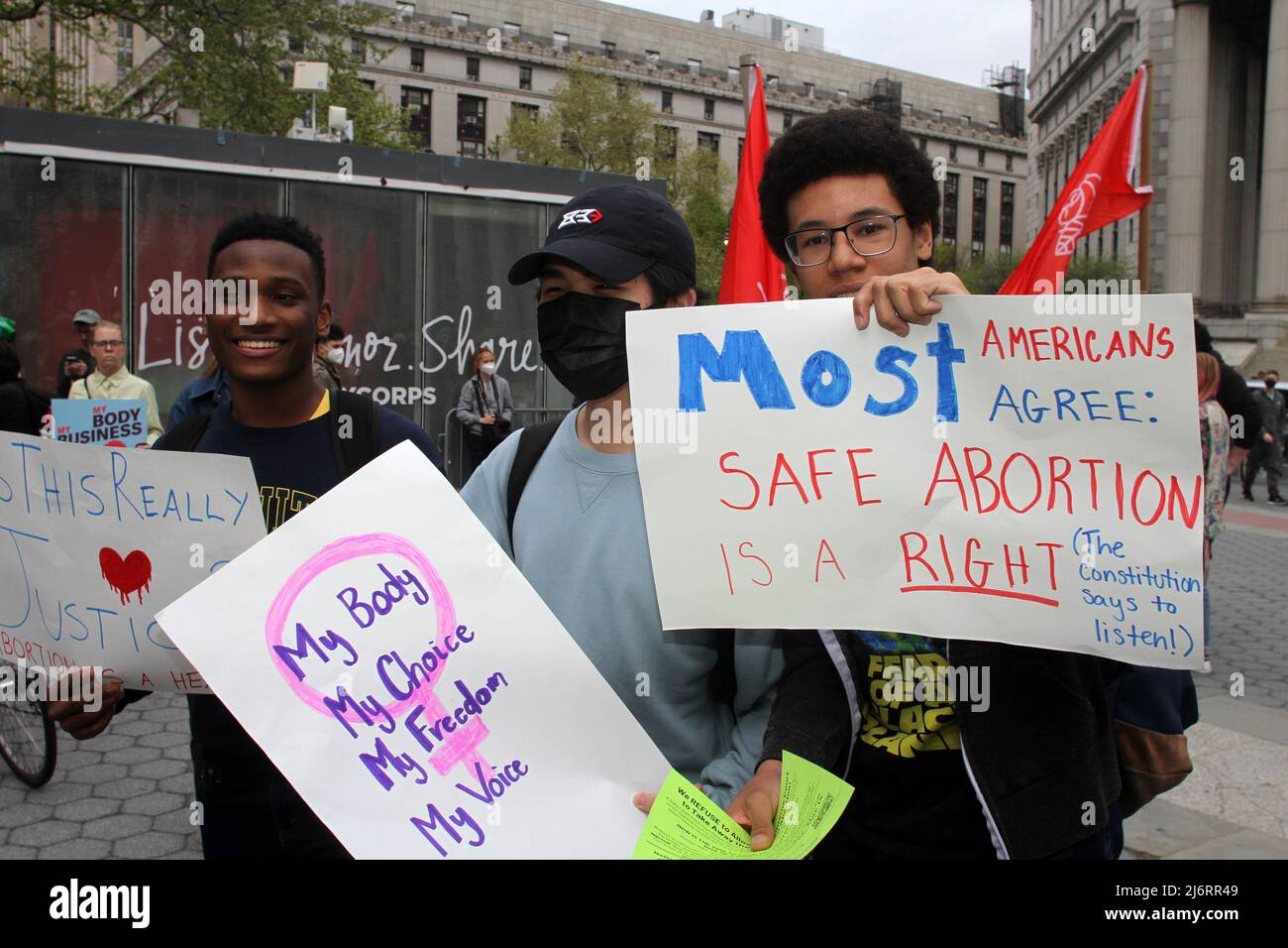 May 3, 2022, New York, New York, USA: May 3, 2022 Rally for Woman's ...