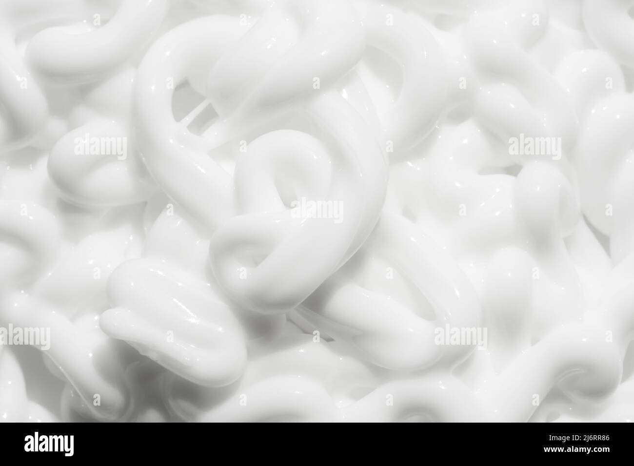 Facial creme, foam, gel or body lotion skincare make up texture sample ...