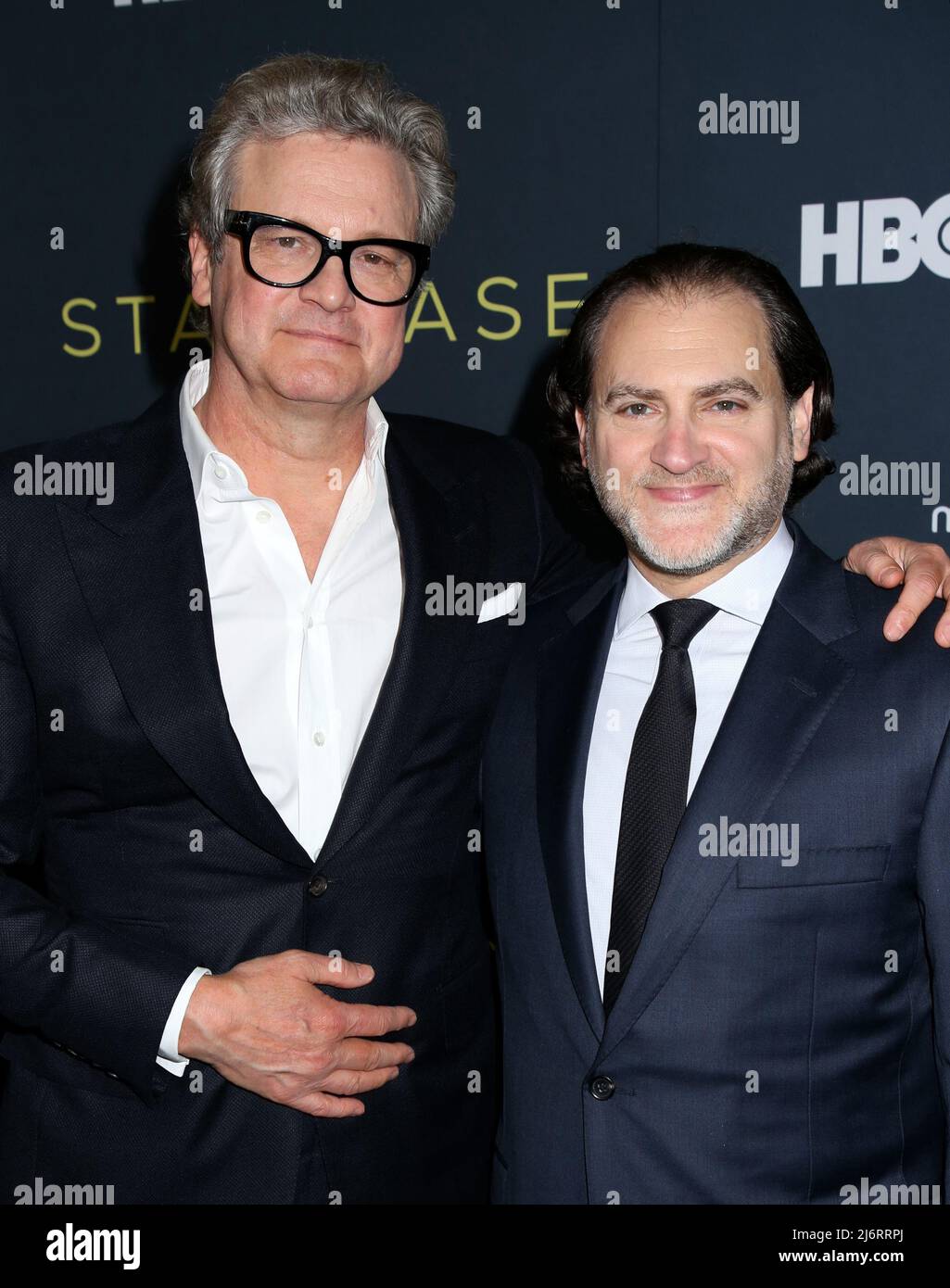 New York City, NY, May 3, 2022, Colin Firth and Michael Stuhlbarg ...